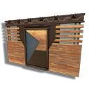 Timber Angled Door (Top) - NMS Depot, No Man's Sky Item Database